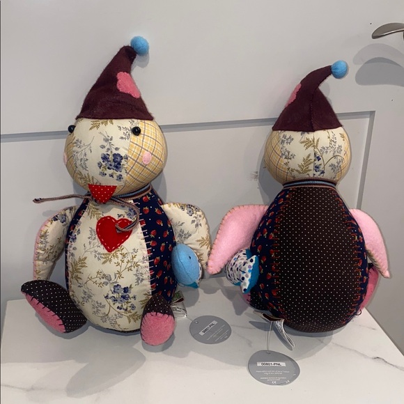 Toys | Nwt Penguin Patchwork Plushie Large Quantity 1 | Poshmark